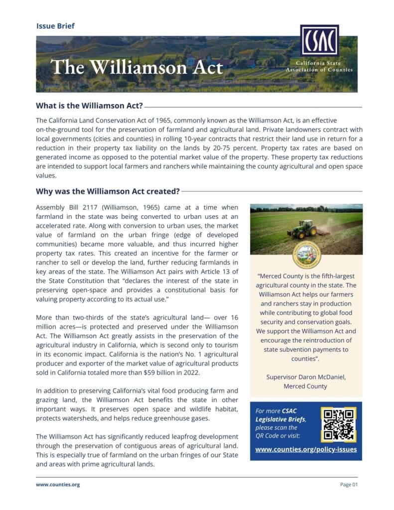 Policy Issues - California State Association of Counties